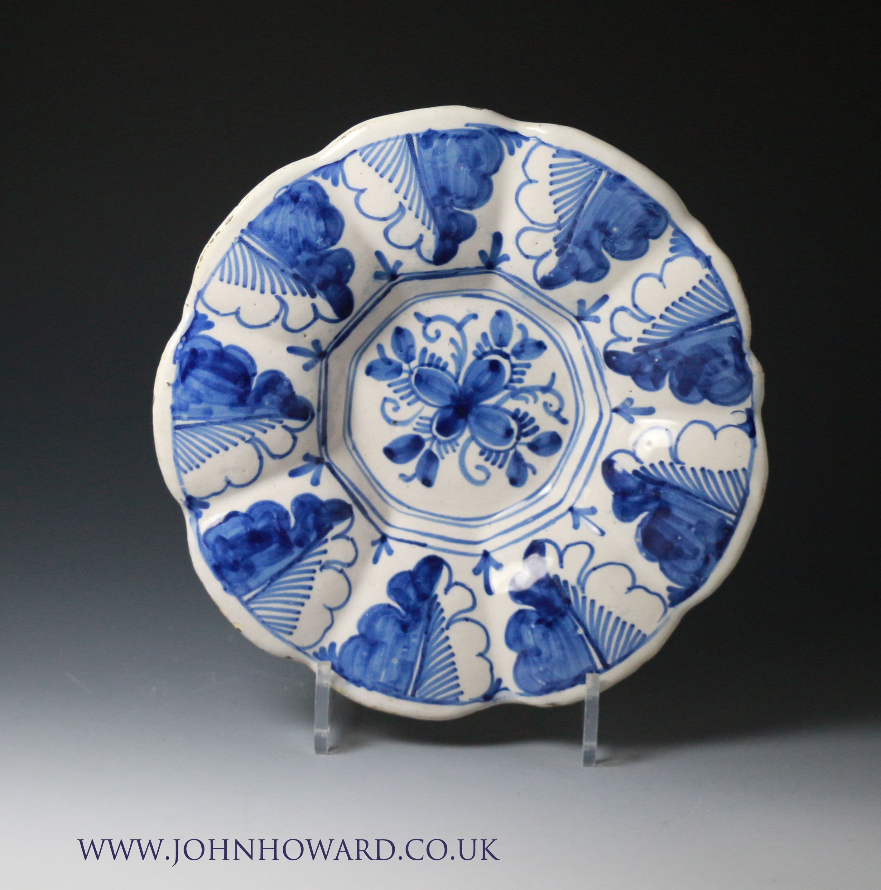English Delftware - Antique English Pottery - John Howard